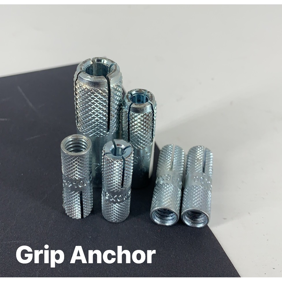 per pc Grip Anchor Expansion anchor bolt (Sizes Available 1/4in 5/16in ...
