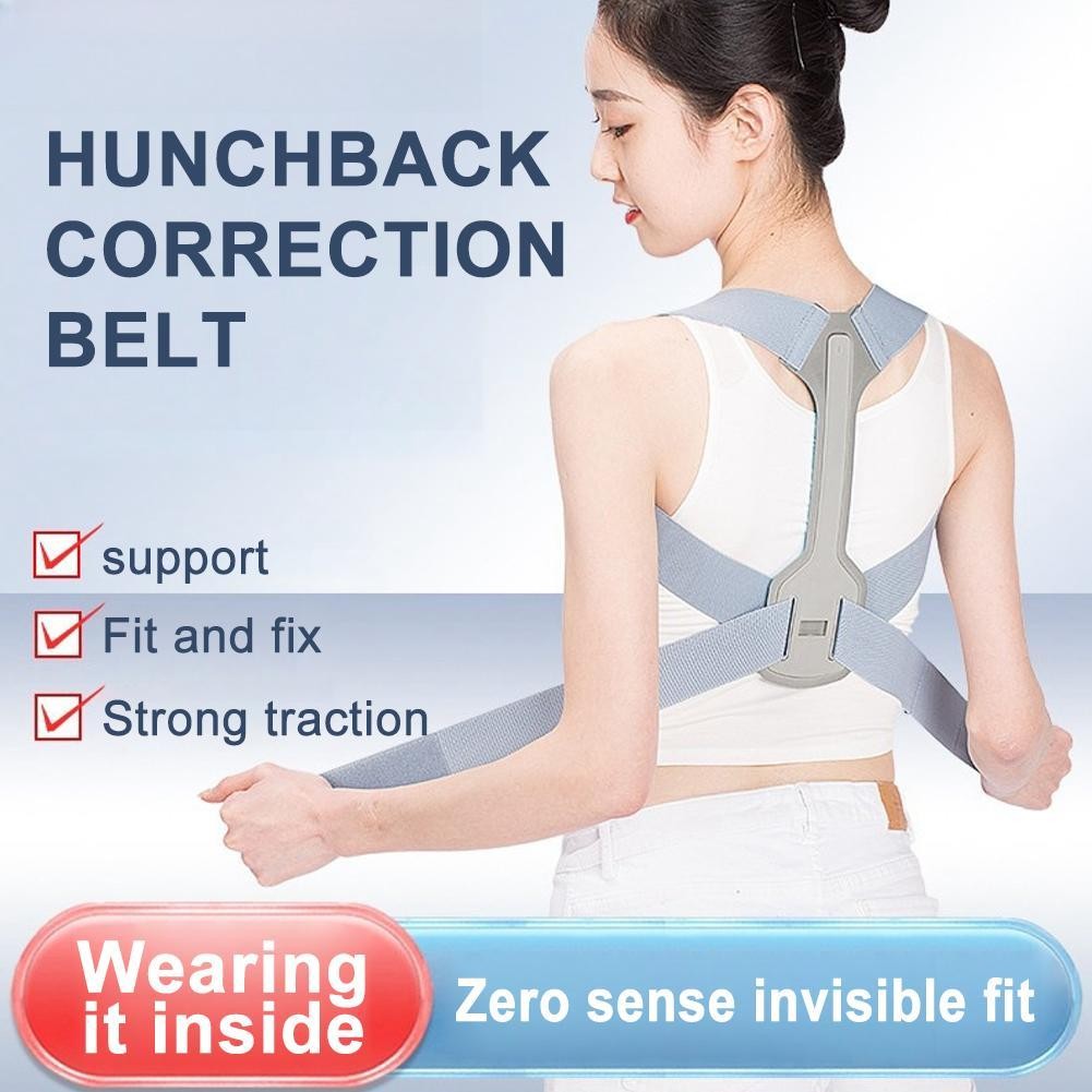 1pcs Adjustable Back Shoulder Posture Corrector Upper Back Brace ...