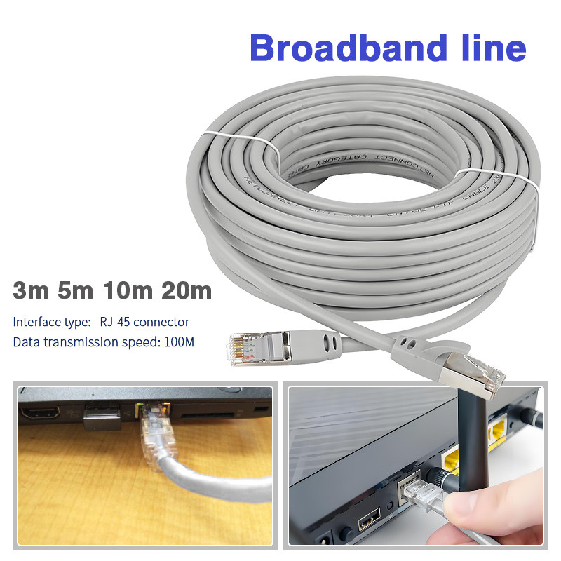 Router Computer Cable High Speed Computer Wire with RJ-45 Connector ...