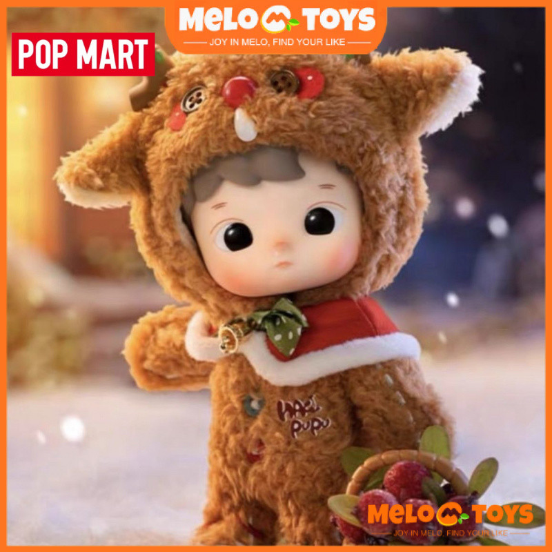 PopMart GENUINE Hacipupu Deer Gingerbread Man BJD Action Figure Doll ...