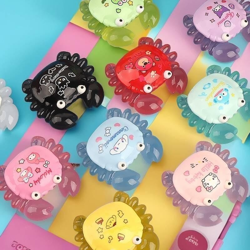 【SANRIO CRAB】Crab Ketam Luminous Decoration Statues Colorful Mini ...