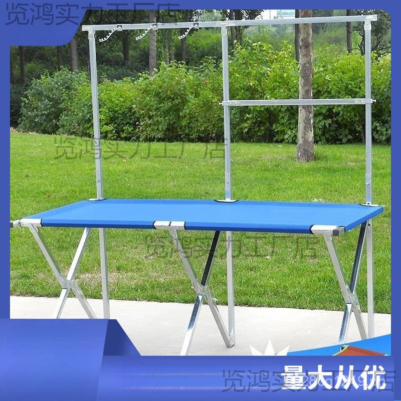 Street Stall Mobile Folding Table Stand Small Cart Shelf Night Market ...