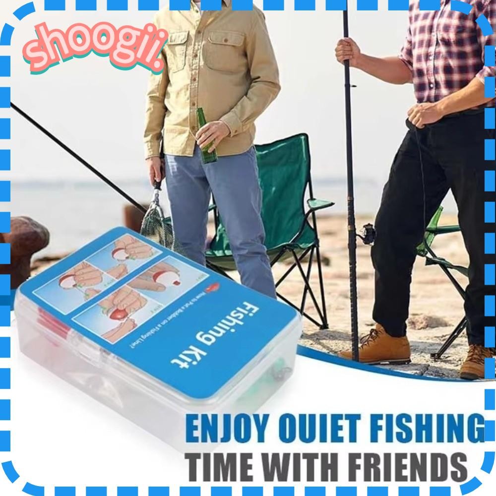 SHOOGYY 24Pcs/Set Emergency Fishing Kit, With Cutters With Floats ...