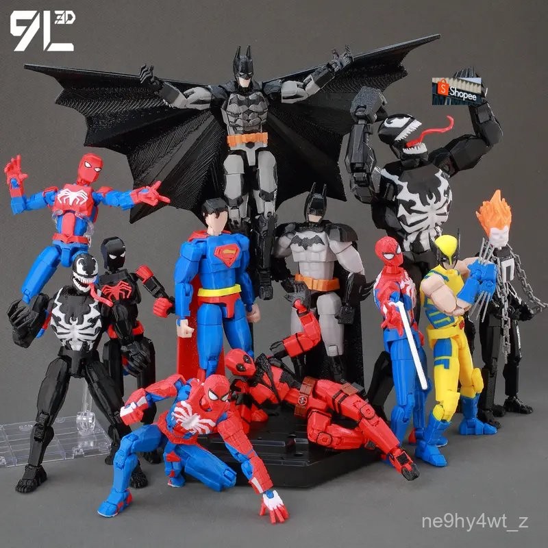 COD Lucky133D Superman Flying Pose Batman Action Figure LUCKY13 Multi ...