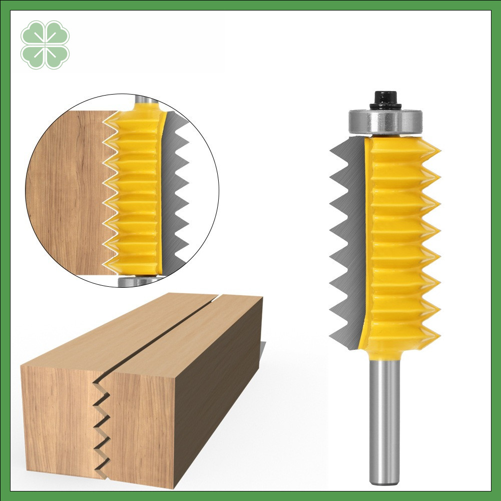 Wavy Finger Joint Router Bit, 8mm Shank Tongue Groove Joinery Bit ...
