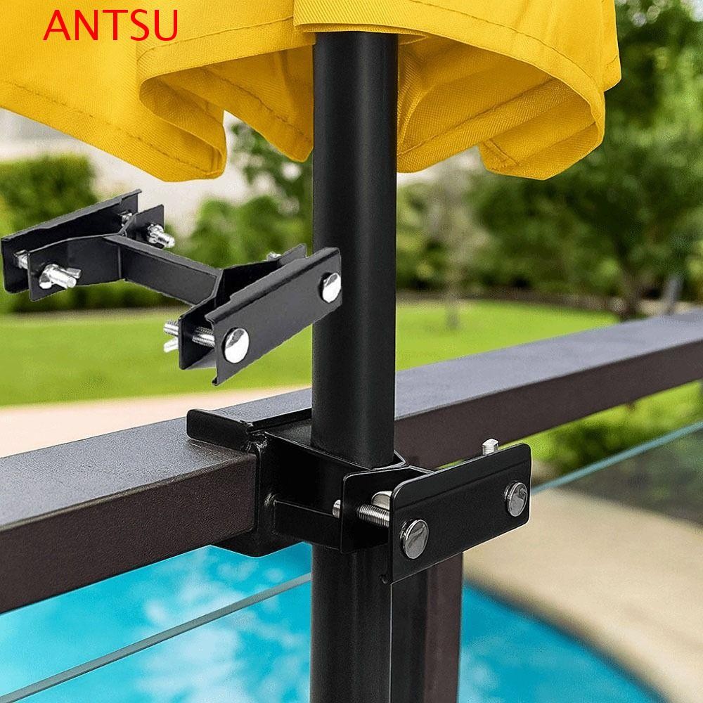 ANTSU Umbrella Clip, Steel Weatherproof Parasol Clamp, Railing Mount ...