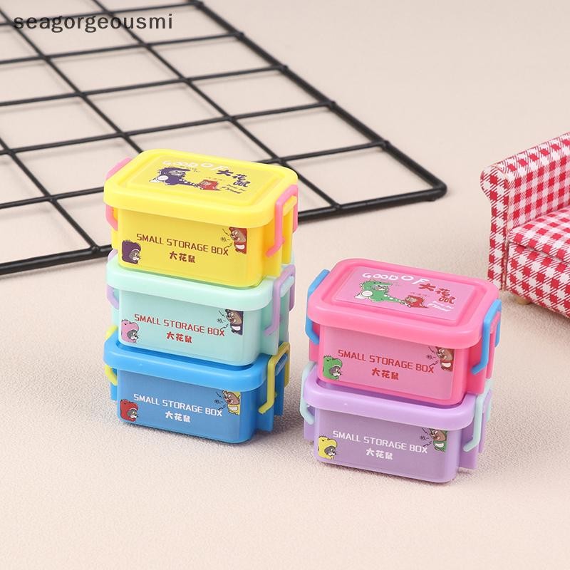 Seph 1/12 Dollhouse Mini Storage Box Model Dollhouse Home Decoration ...