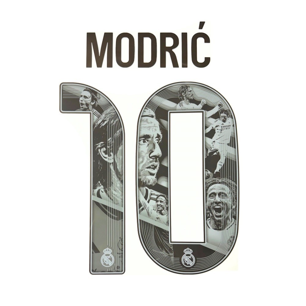Official MODRIC' 10 Farewell Real Madrid CF Home 2025-26 PRINT | Shopee ...