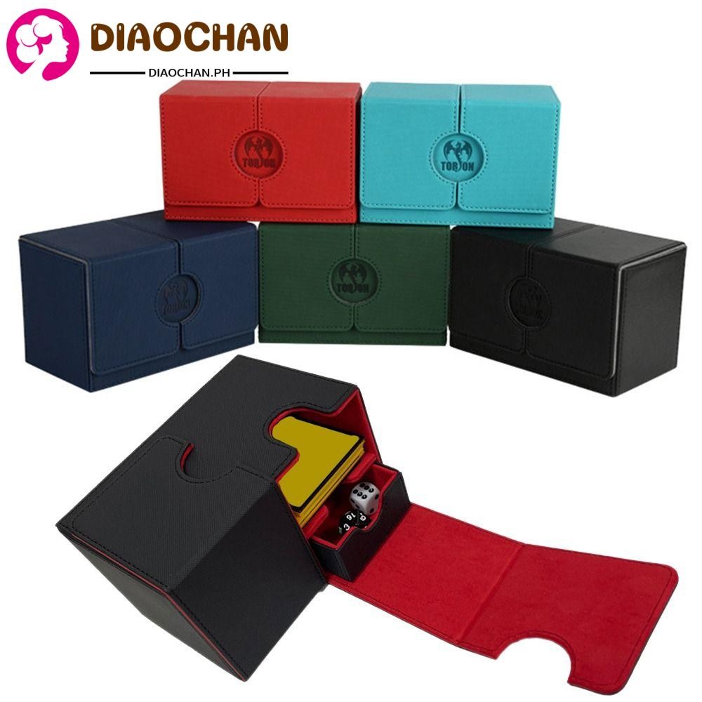 DIACHAPH Card Deck Box, PU Leather Collection Game MTG Trading Card ...