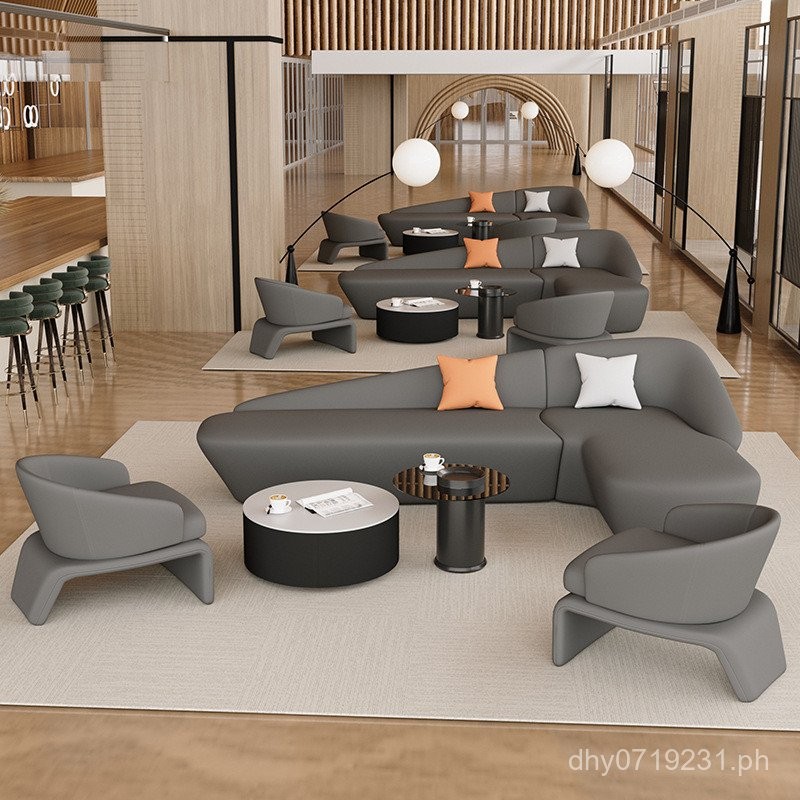 Luxury Reception Corner Sofa for Lobby, Front Desk, Rest Area, Sales ...