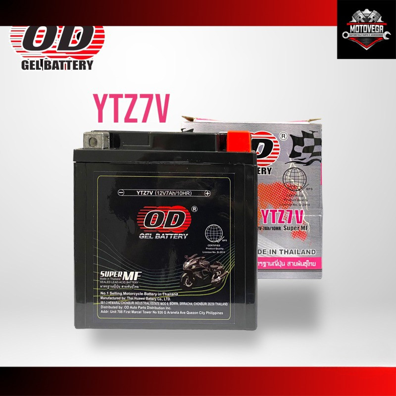 OD BATTERY YTZ7V AEROX V1 (6979) | Shopee Philippines