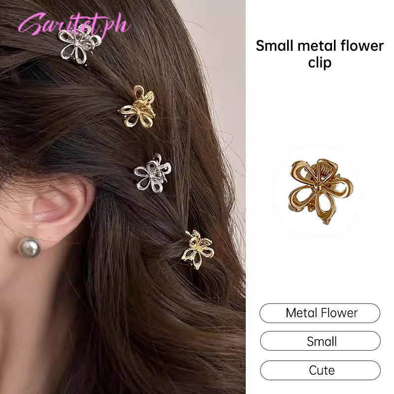 Simple Mini Shark Clip Women Cute Hair Clip Small Bangs Clip Metal ...