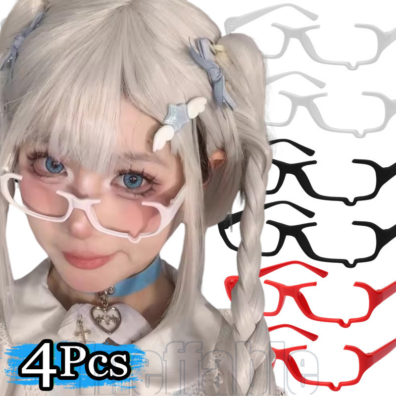 1/2Pcs Fashion Anime Cosplay Crying Eyewear - Korean Unisex Y2K Cosplay ...