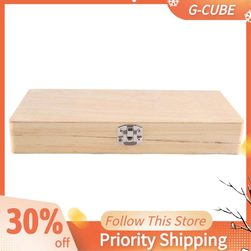 Wooden Slide Storage Box, Holds 50 Slides, Microscope Slide Box Easy Install | Shopee Philippines