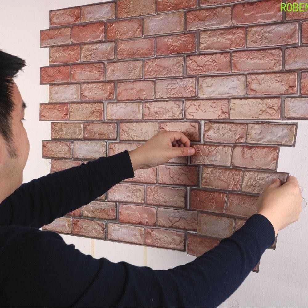 ROBEN 3D Wallpaper Antifouling Mildew Proof Multipurpose Wallboard ...