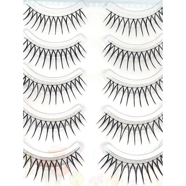False eyelashes naturally segmented pilik mata nang ka Three branches ...