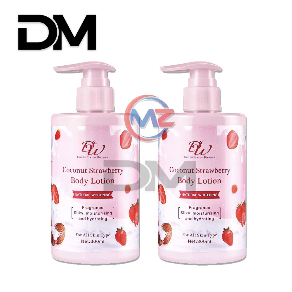 DM ( BUY 1 TAKE 1 ) DW Coconut StrawBerry Body Lotion 300ml | Shopee ...