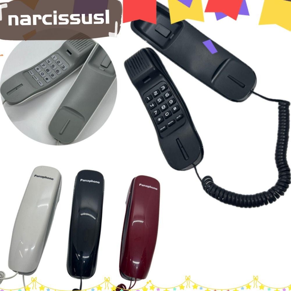 NARCIS Corded Phone, Wall Mountable Desktop Wired Telephone, Landline ...