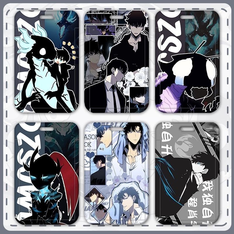 Solo Leveling Q Version Card Set Campus Student Meal Card Bus Access ...