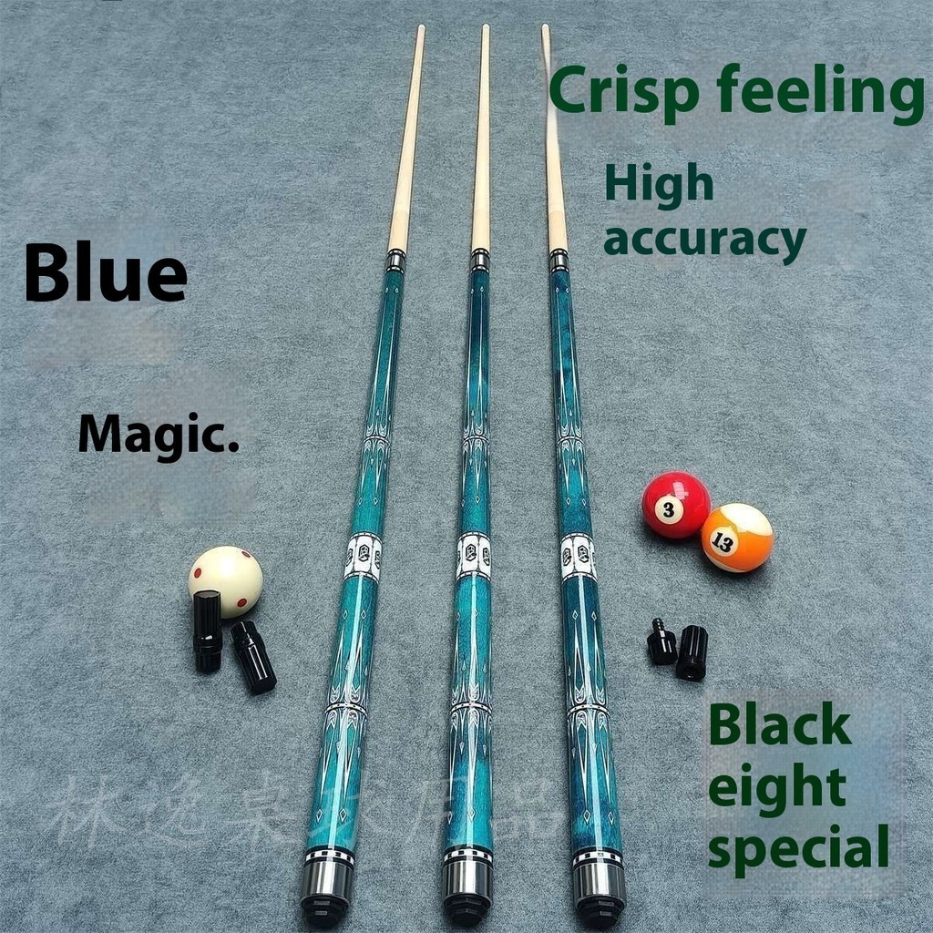 Pool Cue Blue Devil 1/2 Split Professional Grade Pool Cue Chinese ...