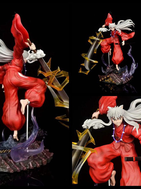 Inuyasha Sword Sesshomaru GK Battle Edition Rooftop Scene Model Boxed ...