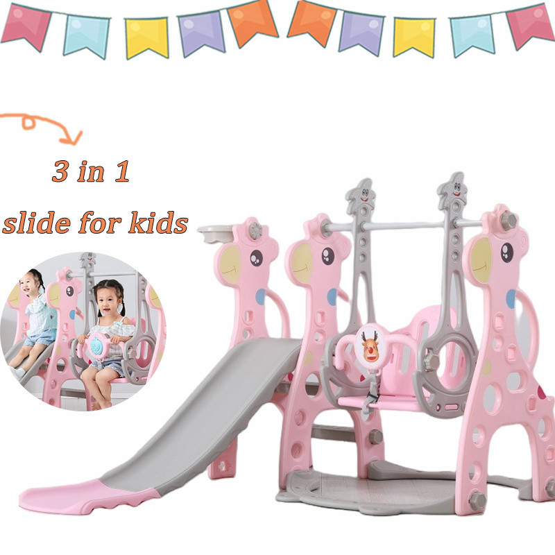 3 In 1 Slide Toys for Kids Flodable Multifunctional Baby Slide and ...