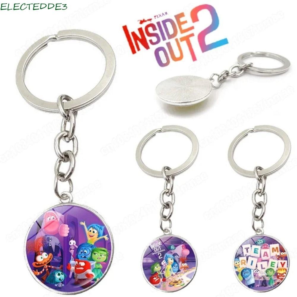 SELECTEDDE Inside Out 2 Keychain, Anger Sadness Disgust Jewelry Inside ...