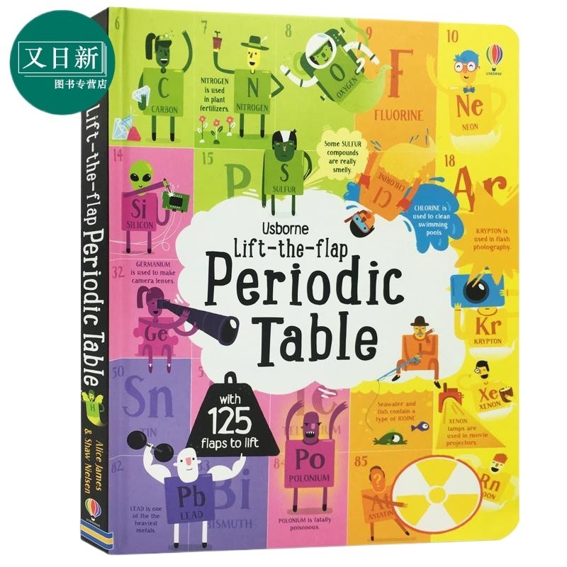 Periodic Table of Elements STEM Flip Book Lift the Flap Periodic Table ...