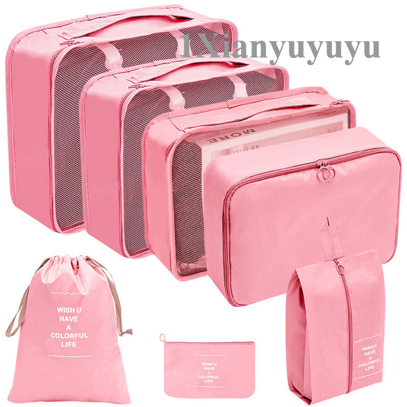 Packing Cubes for Suitcases - 6 Pieces, Light Packing Cubes for Travel ...