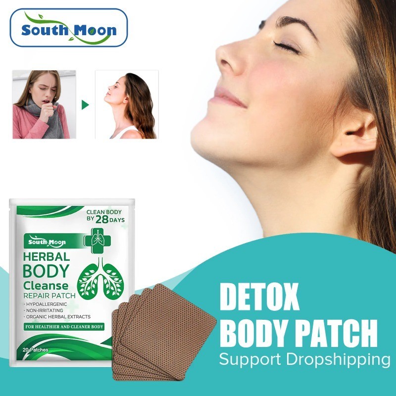 Herbal Lung Cleanse Repair Patch Improve Sleeping Discomfort Relieve Coughing Sore Throat ...