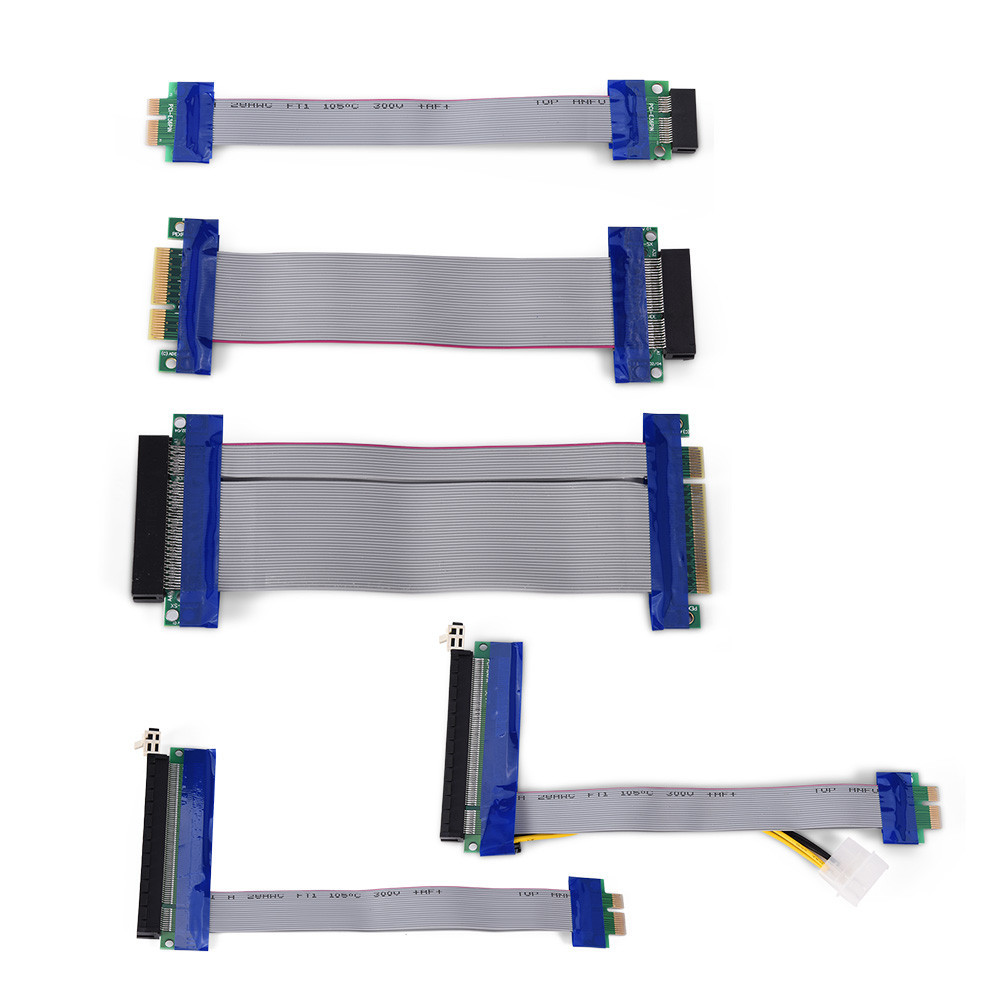 Soxii PCI-E VGA Card Extended Cable 1X/4X/8X/16X Male to Female ...