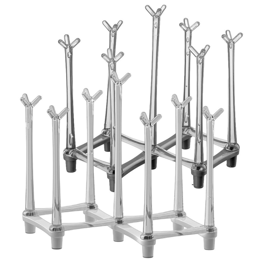Water Bottle Drying Rack Drinking Glass Drainer Stand Reusable Kitchen ...