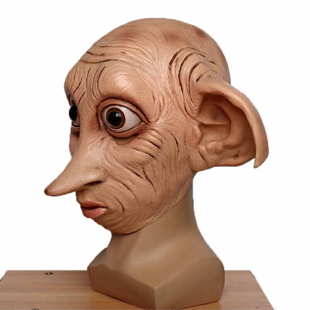 Dobby House Elf Long Nose Elf Latex Mask Halloween Role Playing Prop ...