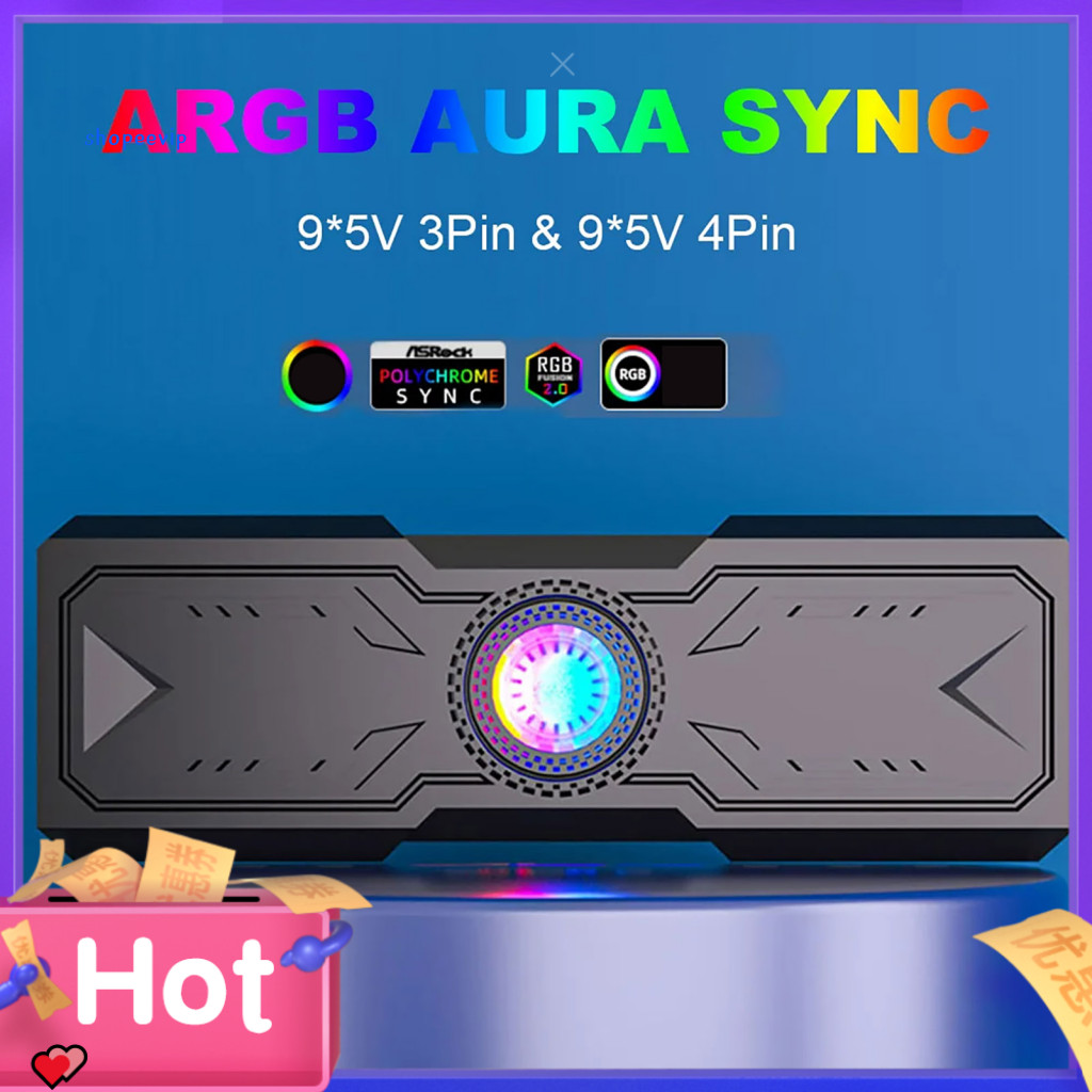 SPVPZ Rgb Lighting Controller Rgb Sync Controller 9 Pwm Argb Fan ...