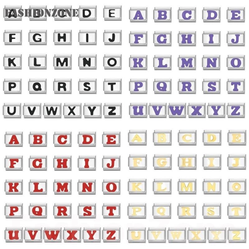 Alphabet Module Bracelet DIY Design Pattern Fashion Bracelet Retro ...