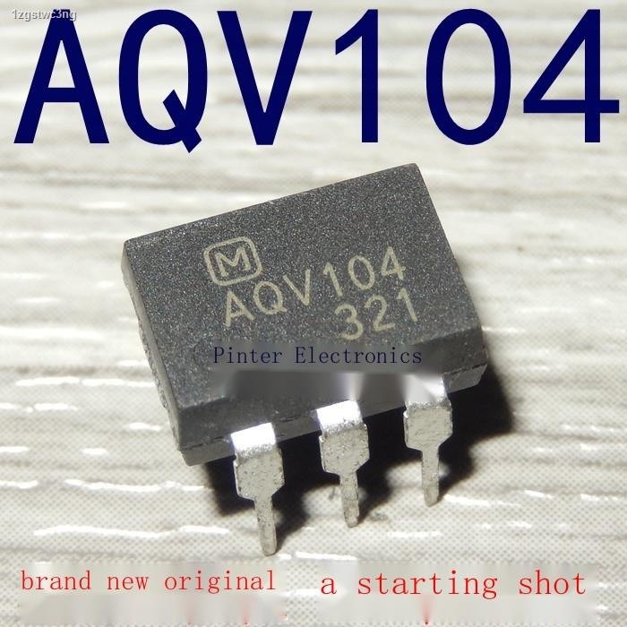 (Original authentic) AQV104 optocoupler solid-state relay (in-line DIP6 ...