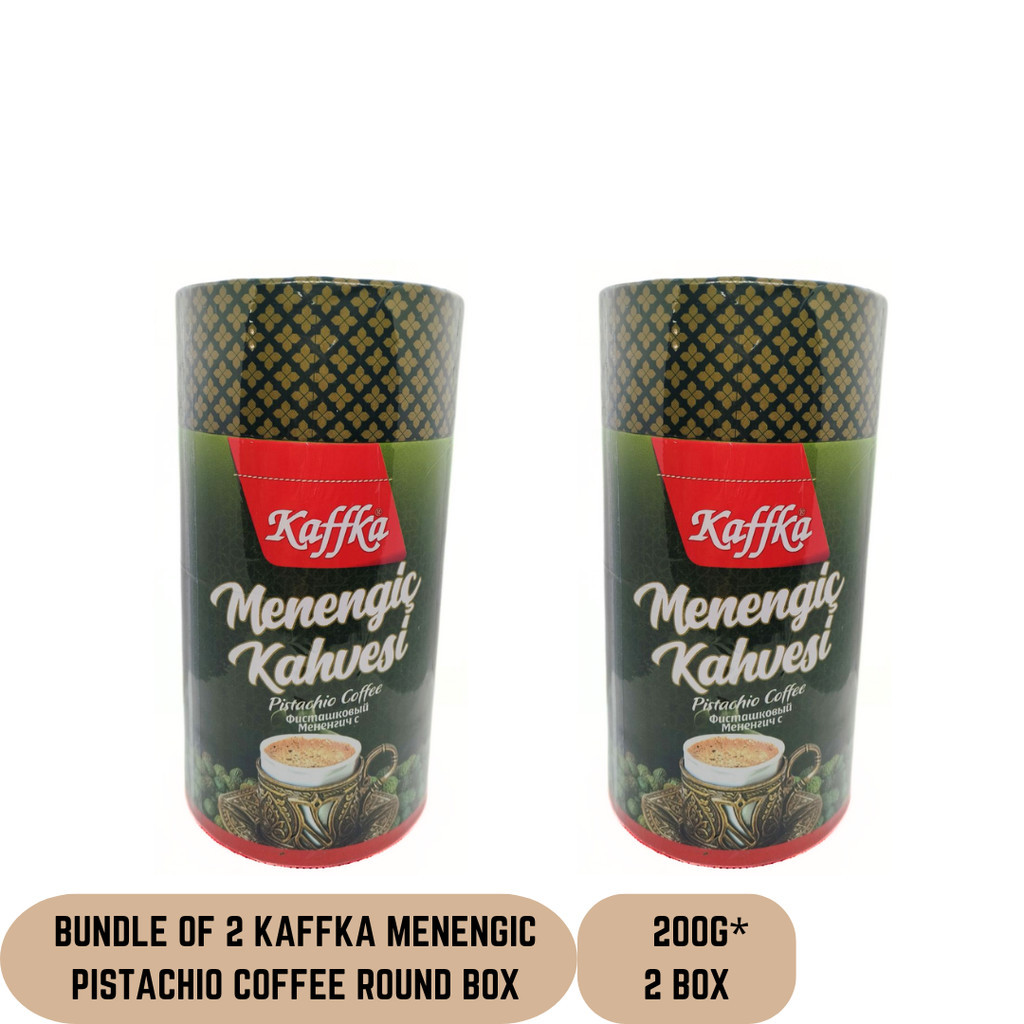 (Bundle Of 2) Kaffka Menengic Pistachio Coffee Round Box 200g | Shopee ...