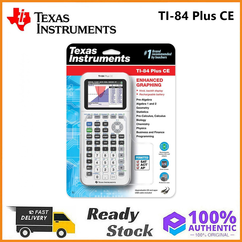 Texas Instruments TI-84 Plus CE Color Graphing Calculator | Shopee ...