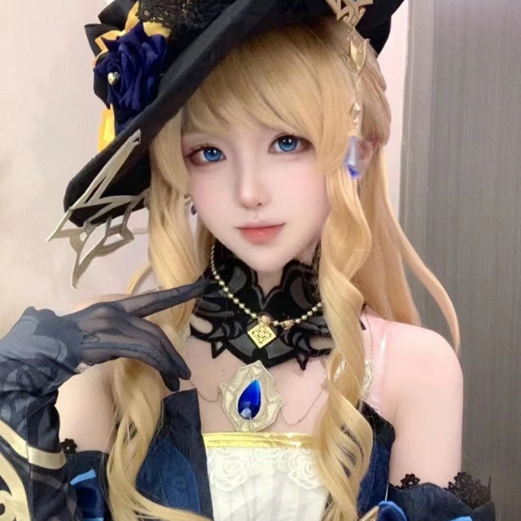 Genshin Impact cos Miss Fontaine Navia cosplay costume full set of game ...