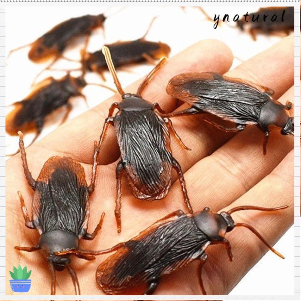 YNATURAL 20Pcs Simulation Cockroach, Rubber Scorpion Soft Fake ...