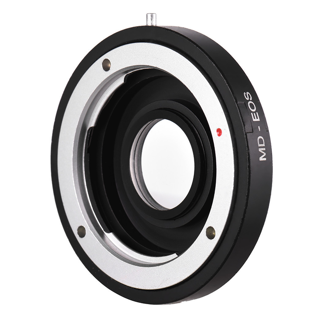 MD-EOS Lens Mount Adapter Ring with Corrective Lens for Minolta MD Lens ...