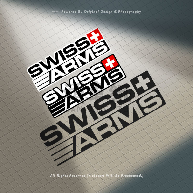 Swiss Arms Swiss Army Army Label Body Sticker Car Sticker Tactical ...