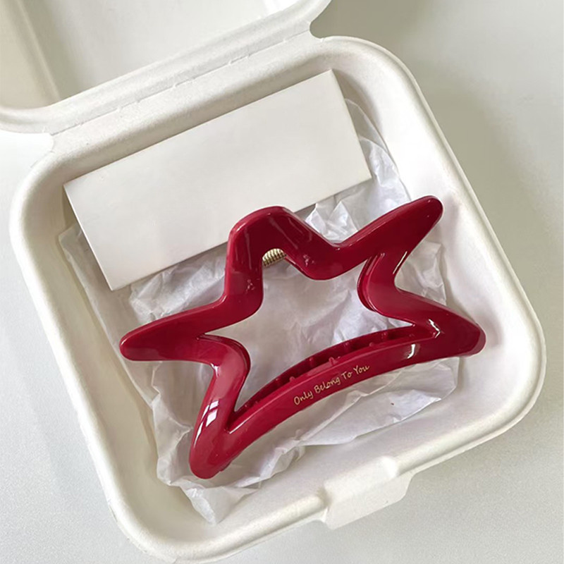 4Styles Christmas Red Hairpin Grips Hair Clip Headwear Clips Happy New ...