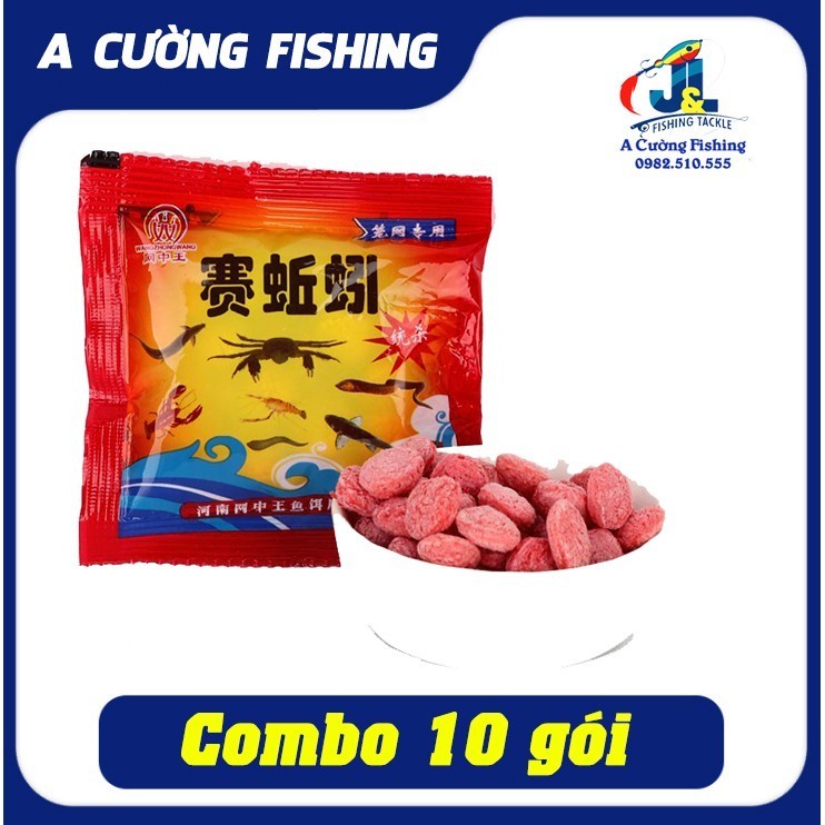 10 Packs of Eel Trap Bait - Bagua net bait, attracts shrimp, crab, and ...