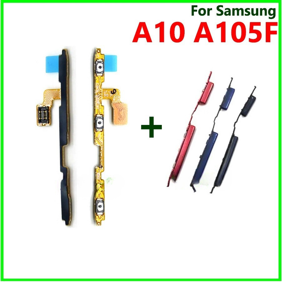 A10 Volume Power On Off Button Flex For Samsung Galaxy A10 A105F Out Buttons Side Key Flex Cable ...