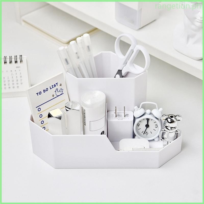 RAN Pencil Holder Desk Organizers with 3 Compartments for Pen Markers ...