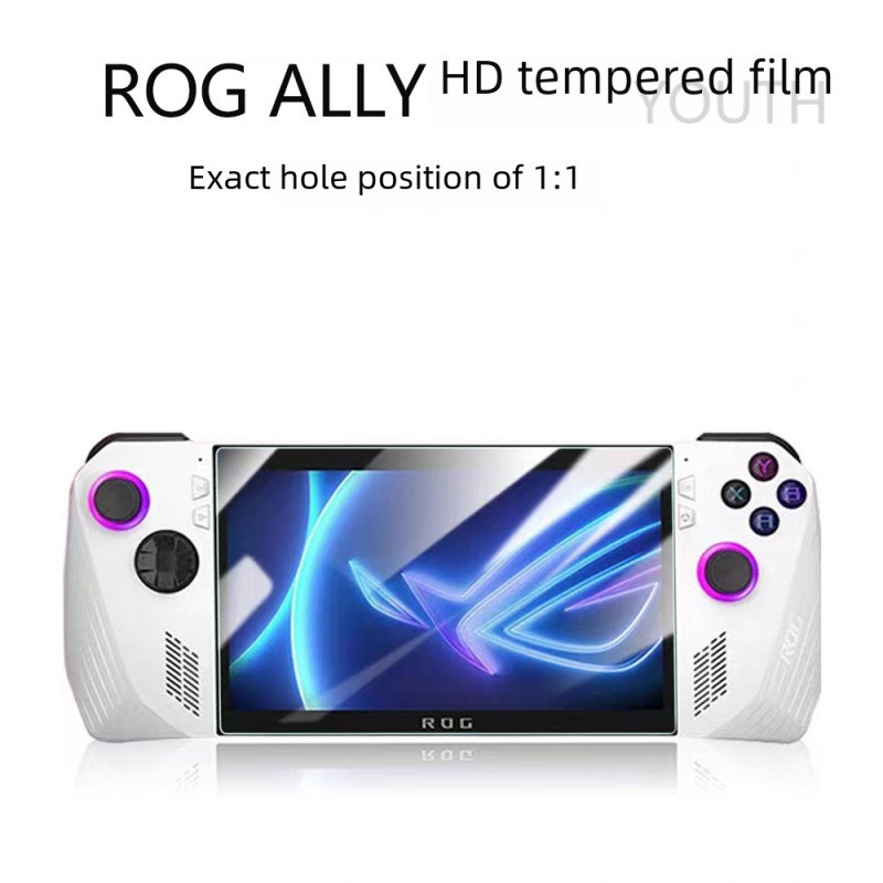 For ASUS ROG ALLY X high-definition transparent tempered glass film rog ...