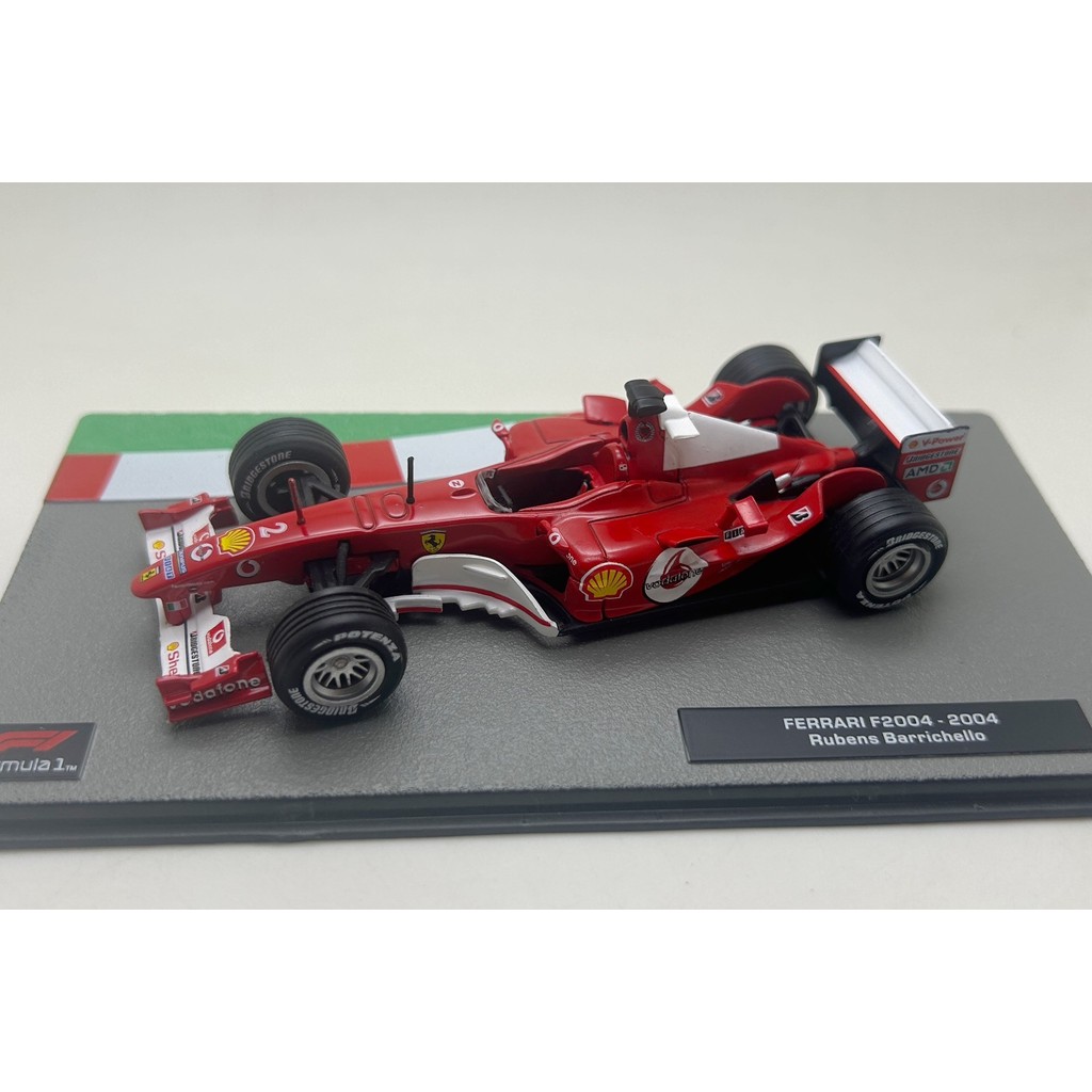 1: 43 IXO Ferrari F2004 Formula One F1 Racing Model Car Model | Shopee ...