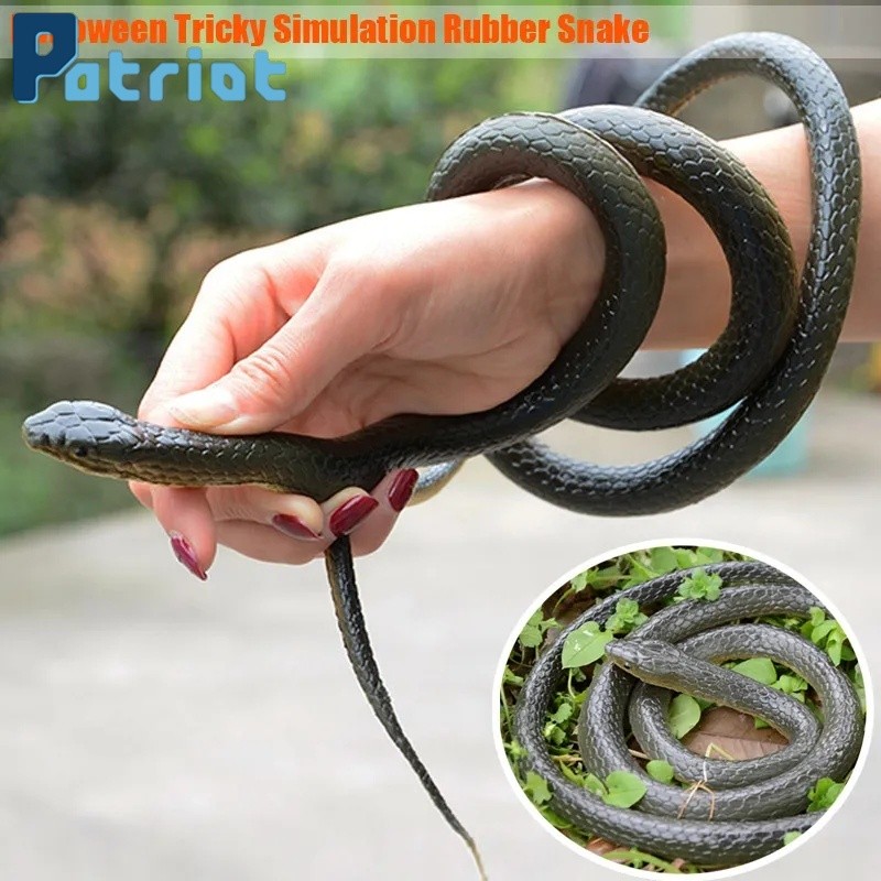Funny Fake Snake / Scary Rubber Toy Halloween April Fools Day Party ...