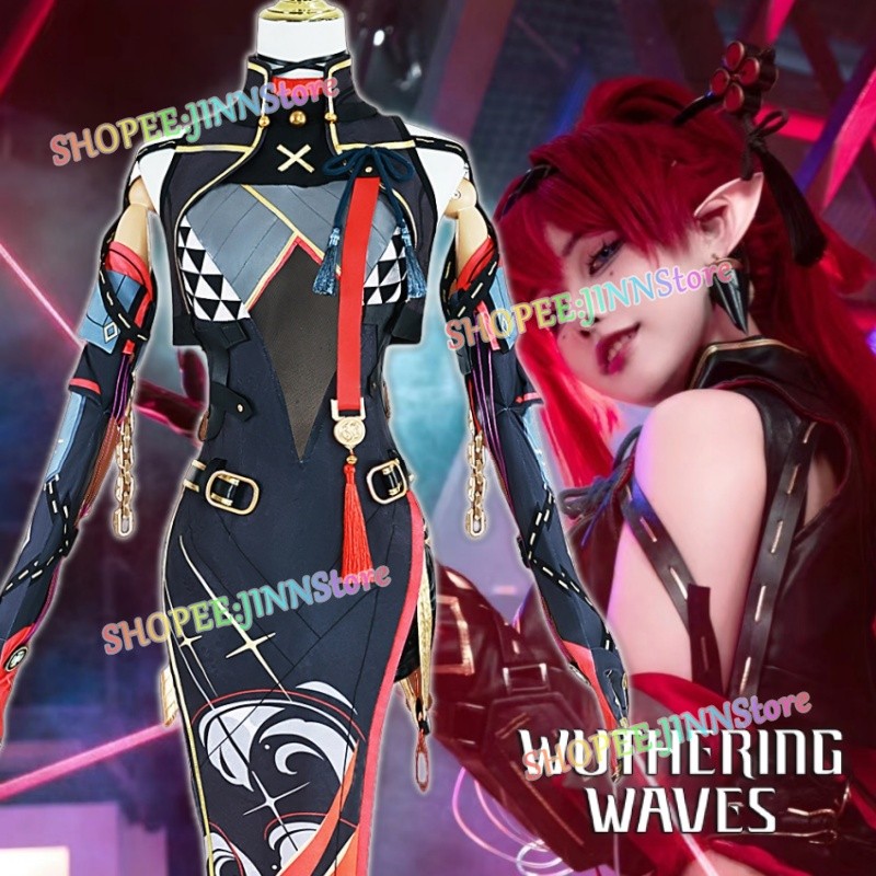 - JINN - XS- 3XL WUTHERING WAVES YINLIN Cosplay Costume Wig Set ...